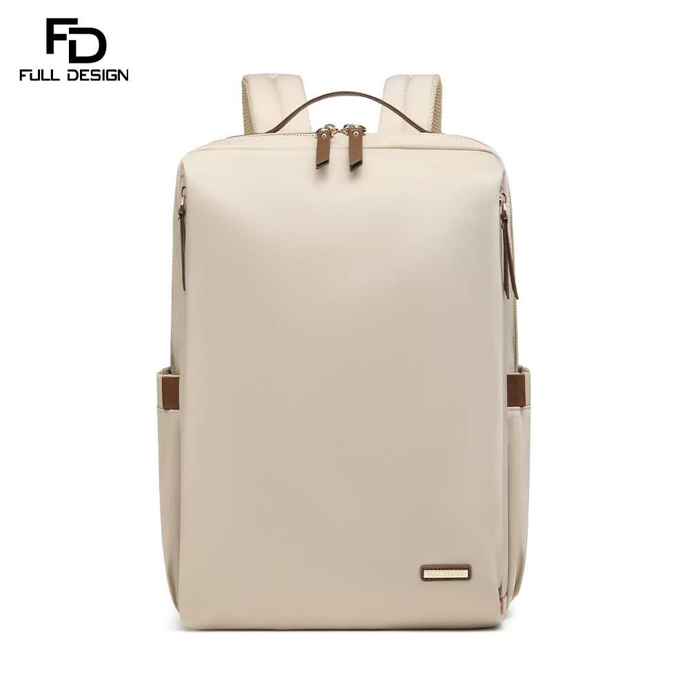 FULL DESIGN Hillary Large-Capacity Waterproof Laptop Backpack | Shopee ...