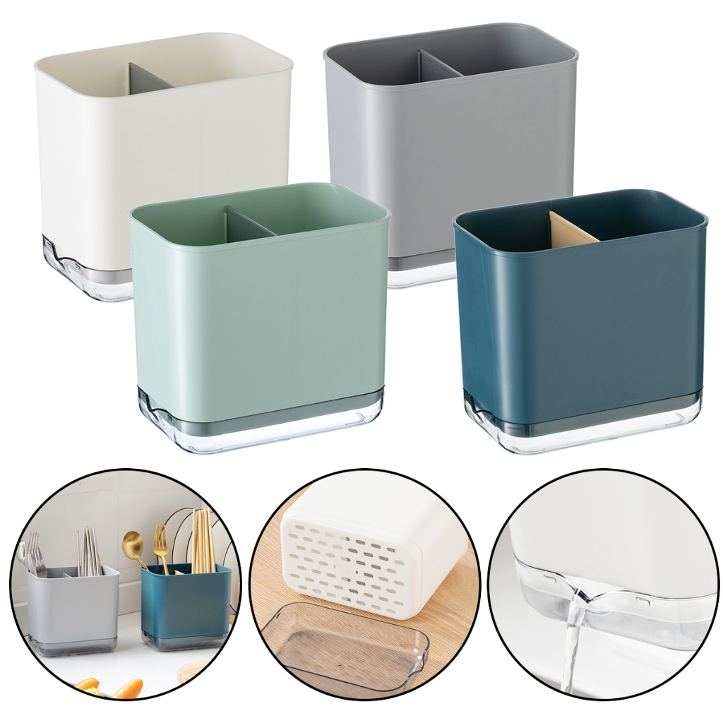 2024 New Kitchen Spoon Chopstick Storage Dish Drying Basket Box Home ...