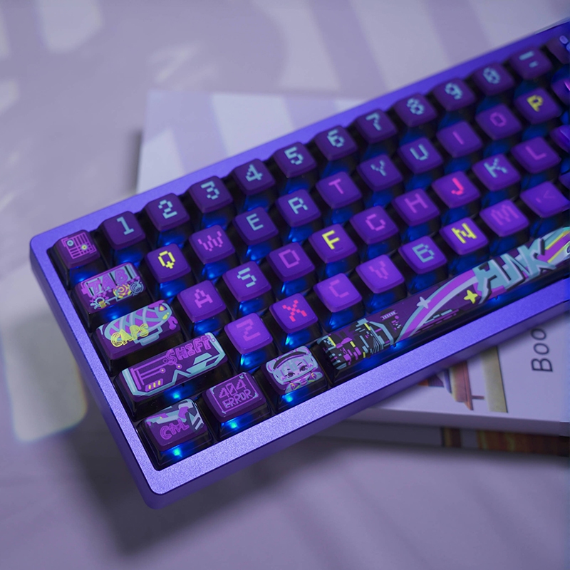 Meta 117keys Pudding Keycaps PBT MDA Cherry Profile Keycaps for 65 75 ...