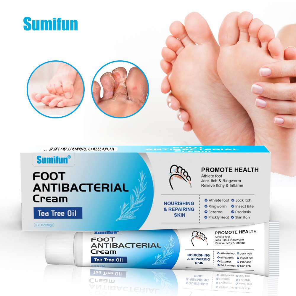 Tea Trea Oil Foot Tinea Pedis Treatment Cream Treat Beriberi Ointment Anti-itch Inhibits Fungus ...