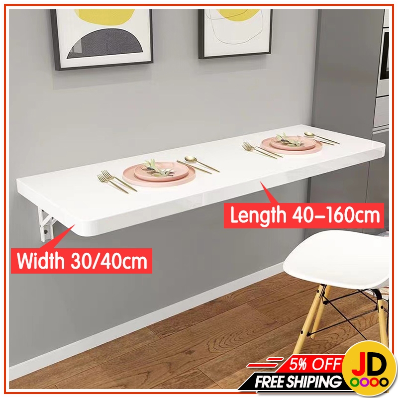 Wall Foldable Table Hanging Storage Shelf Table Study Table Household Long Narrow Table Wall ...