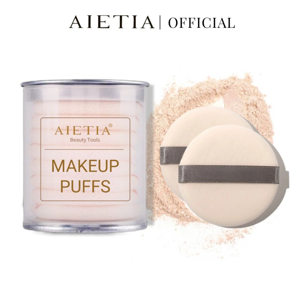 AIETIA 8PCs/Set High Quality Loose Powder Puff Pressed Puff Super With ...
