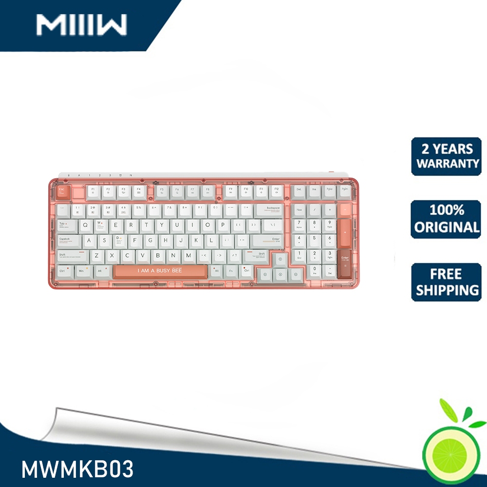 miiiw MWMKB03 Custom mechanical keyboard Bluetooth Wireless three mode ...