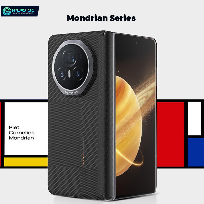 【DEFENSE】Mondrian Art Kevlar Case for Honor Magic V5/V3 case with ...