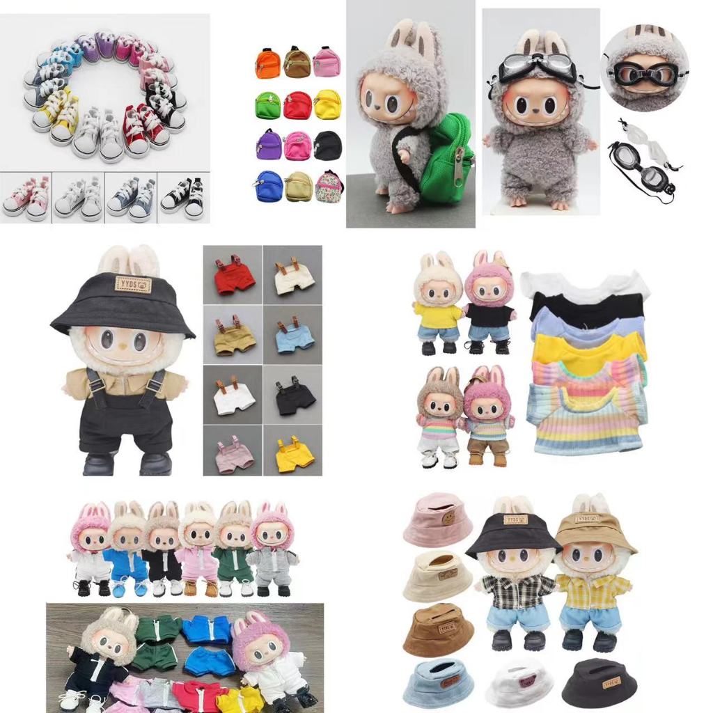 Labubu Doll Clothes 17cmlabubu Doll Clothes Accessories labubu Bag ...