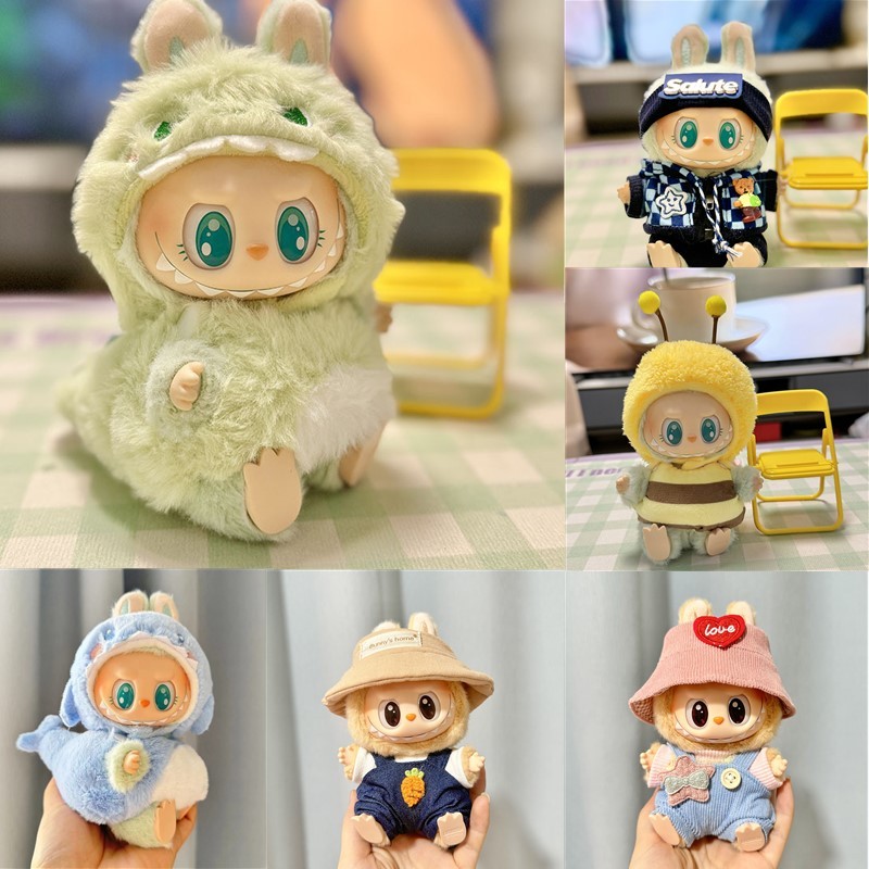 Labubu Doll Clothes Set Labubu V2 Clothes Accessories Clothing DIY Kid ...