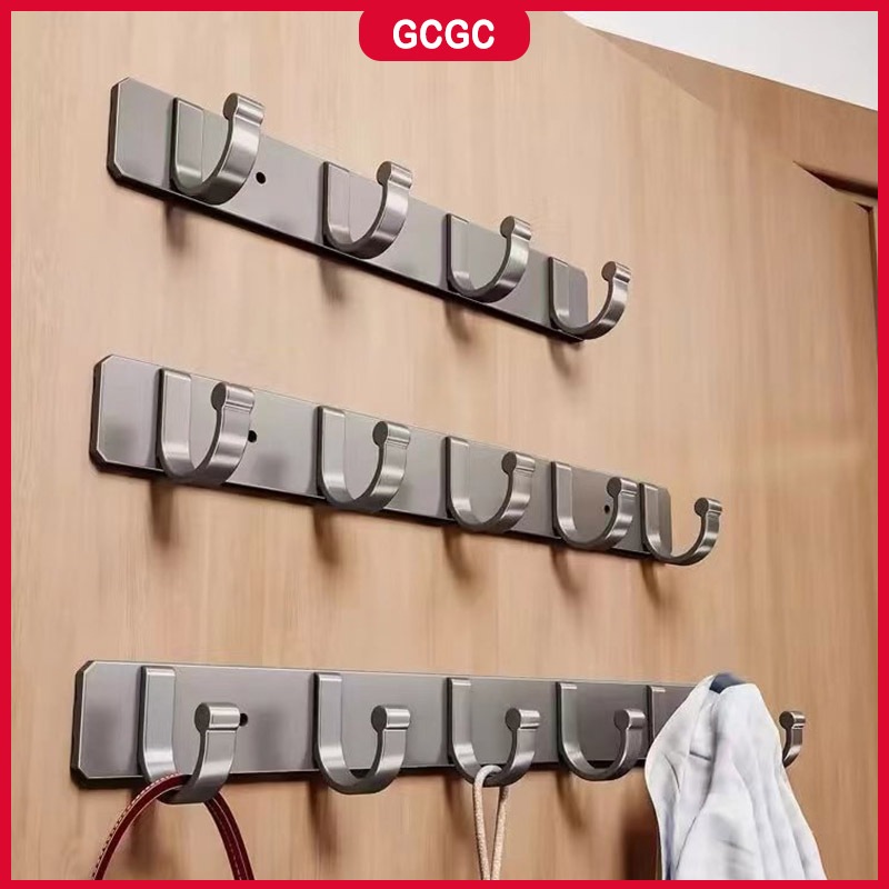 GC aluminum metal hooks, Clothes hooks without drilling holes, clothes ...