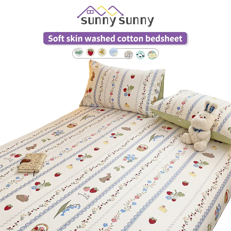 SunnySunny Fitted Bed Sheet Single/Super Single /Queen/King 4 Size ...