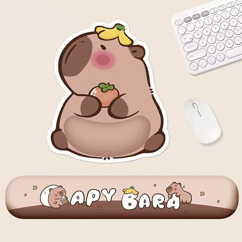 50 Styles Cute Cartoon Mouse Pad with Wrist Guard Support Keyboard ...