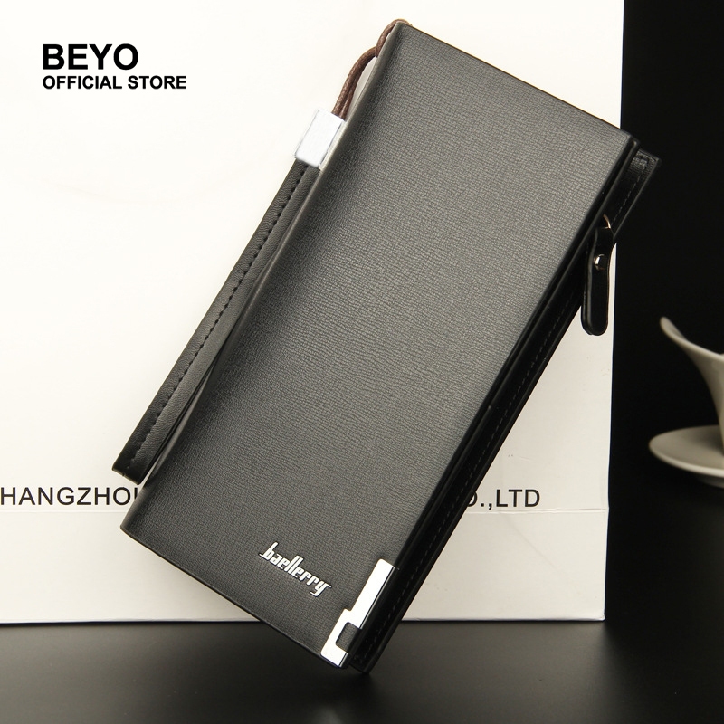 Baellerry Multi Purpose Long Wallet, Mens Wallet with Zipper | Shopee ...