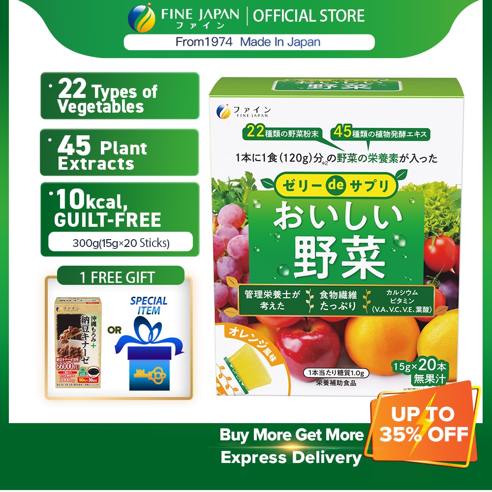 100% Original Fine Japan | Delicious Vegetable Jelly - Vegetable ...