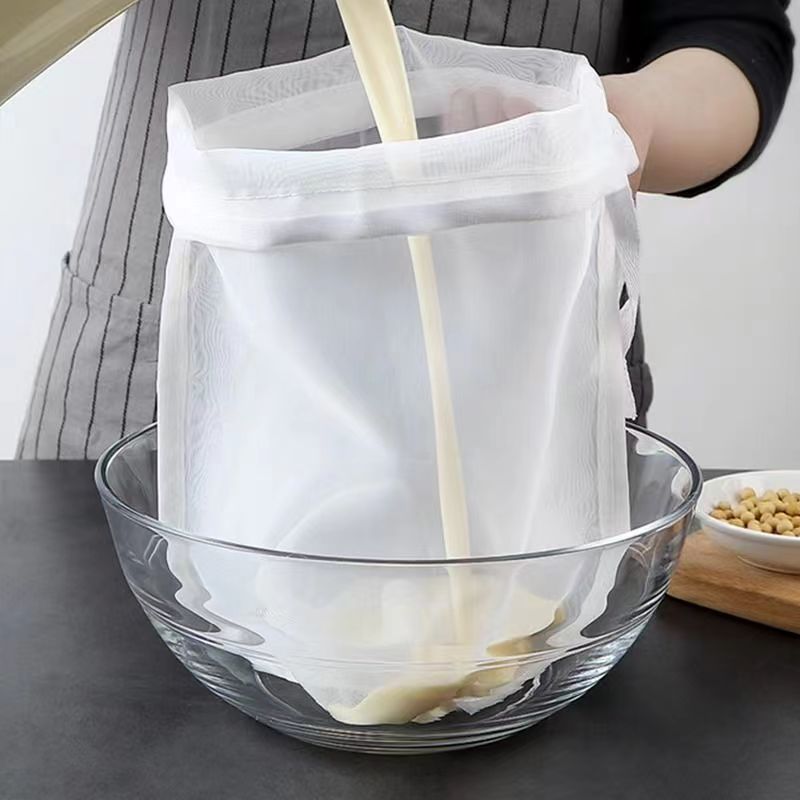 100/200/300 Reusable Mesh Cheesecloth Filter Bags for Straining Food ...