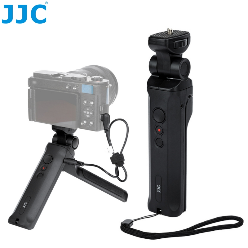 JJC Remote Control Mini Tripod Shooting Grip for Panasonic Lumix S9 G100D Camera Accessories ...