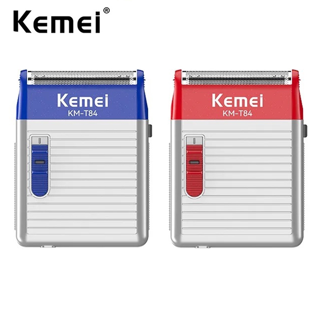 Kemei Men Electric Mini Shaver Single Foil Shaver Cordless Powerful ...