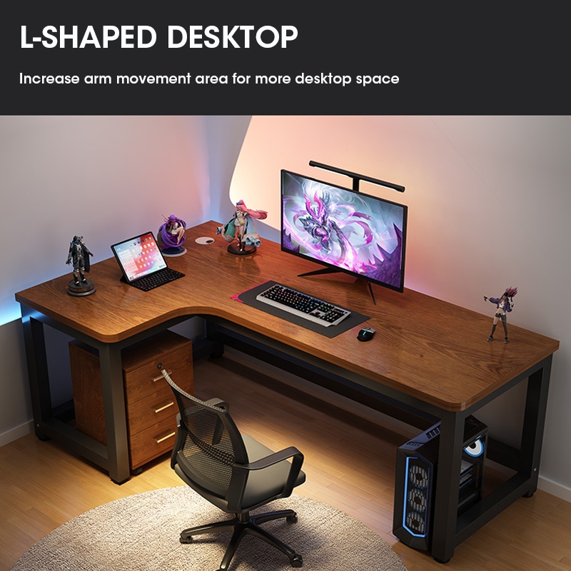 Free shipping L Shaped Computer Table Office Table, E-sport Design ...