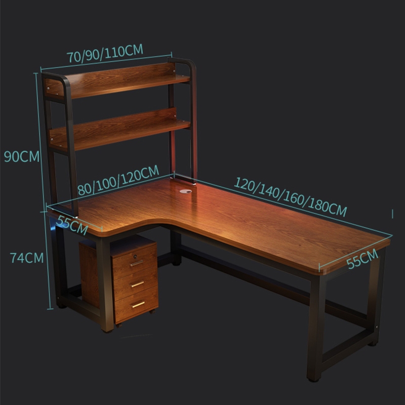 Free shipping L Shaped Computer Table Office Table, E-sport Design ...