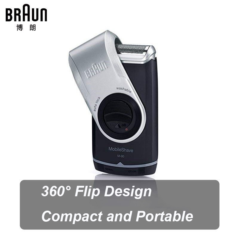 Braun Mini Shaver M90 Portable Electric Shaver Battery Powered Shaving ...