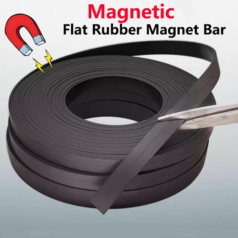 10 Meters Flat Rubber Magnet Bar Flat Magnetic Bar Insect Screen Flat ...