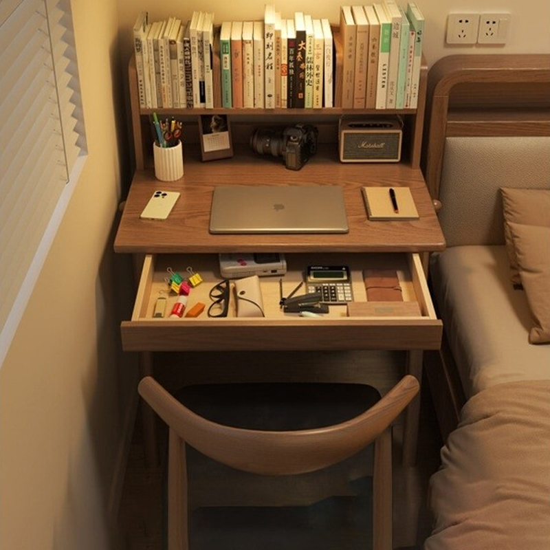 Solid Wood Study Table Bedroom Computer Desk Study Desk Small-Sized ...