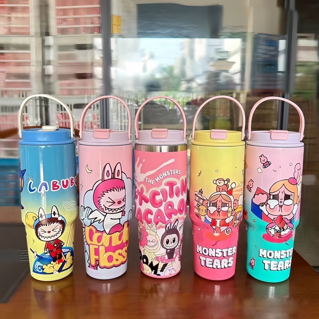 Ready to send Labubu cold storage glass Used for storing ice and water ...