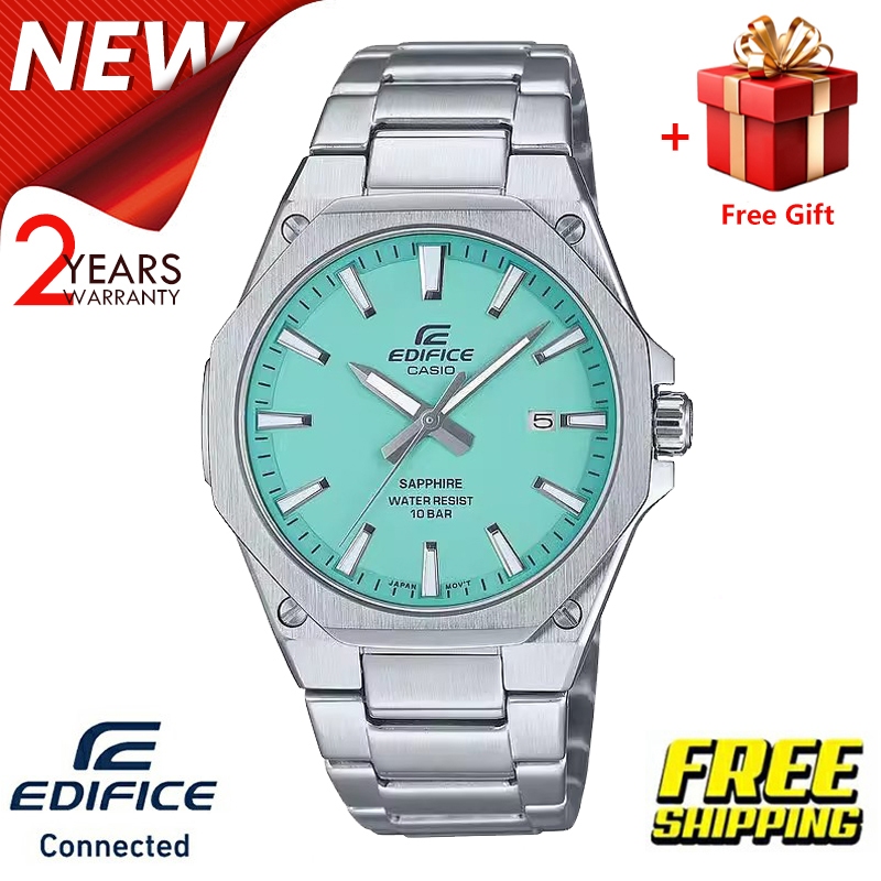 EDIFICE EFR-S108D-3A Fashion Analog Men Watch Water Resistance ...