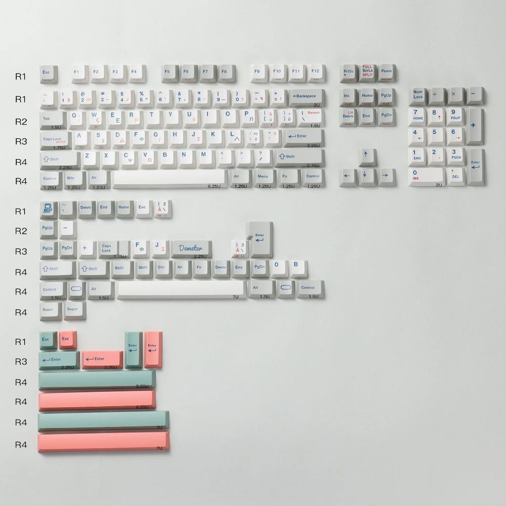 Greek Cherry Profile Keycaps | Shopee Singapore