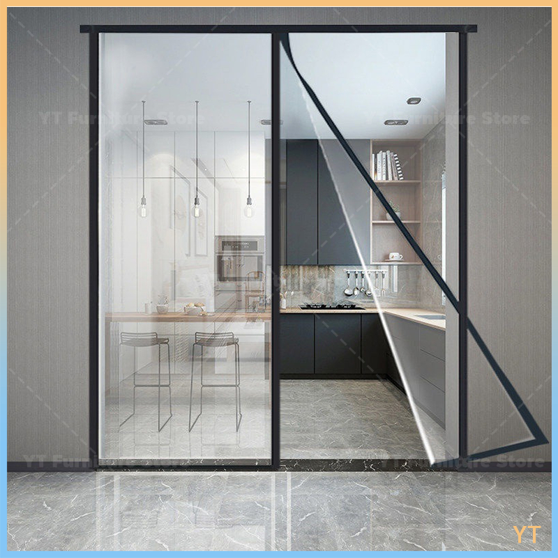 Kitchen door Air Conditioner Room divider Transparent door curtain ...