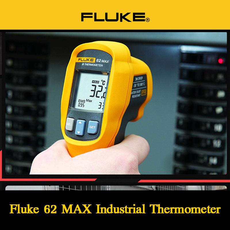 Fluke 62MAX /62MAX+/59E Industrial Thermometer Industrial Digital IR ...