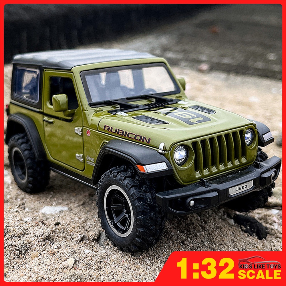 KLT 1:32 JEEP Wrangler Rubicon 4X4 Metal Alloy Toys Car Model Diecast ...