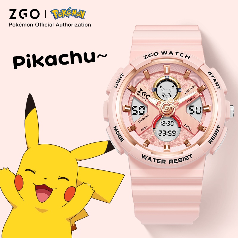 ZGO Pokémon Pikachu kids watch Girls' watch Student sports waterproof ...