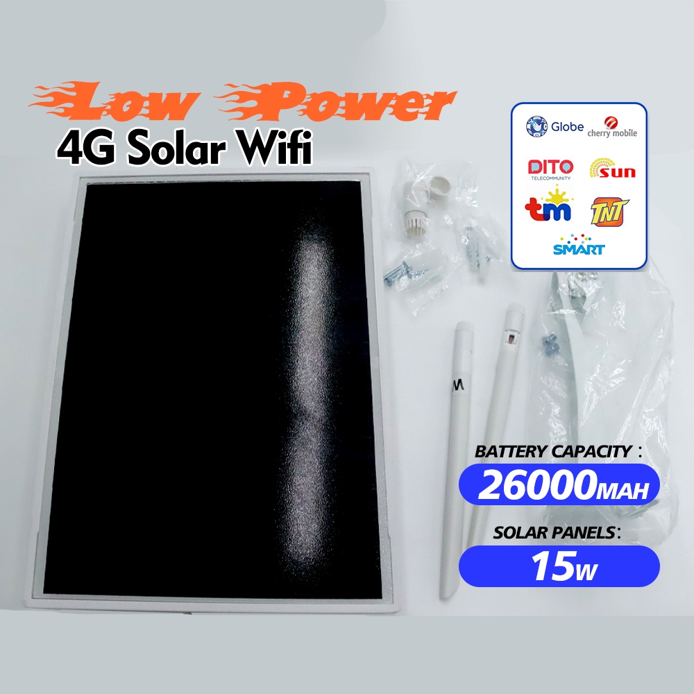 H52 Solar router Solar WiFi wireless router sim Card router Modem ...