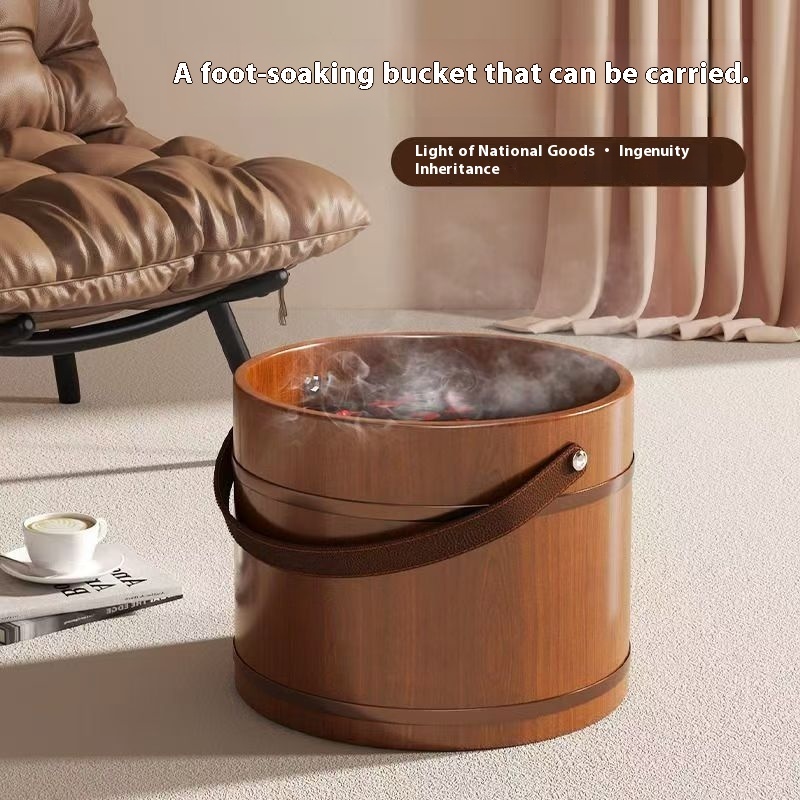 Foot Bath Bucket SG stock Fast delivery Portable Cedar Foot Bath Bucket ...