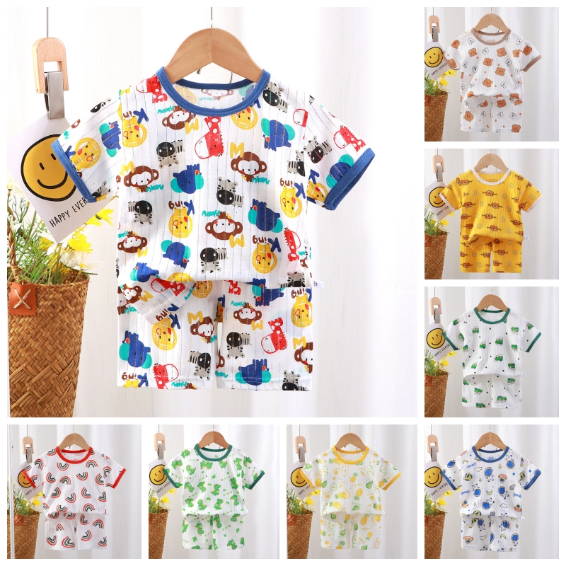Kids Mesh Sleepwear Baby Breathable Clothes Pajamas Boys Clothing Set ...