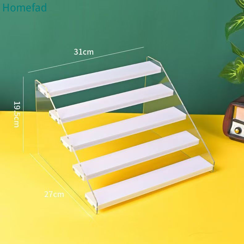 2-7 tier white display rack riser acrylic display rack tier spice rack ...