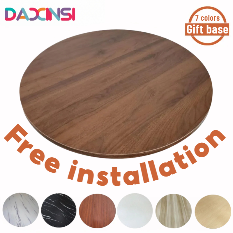 DAXINSI Large Round Table Rotating Dining Table Top 50-120cm Dining ...