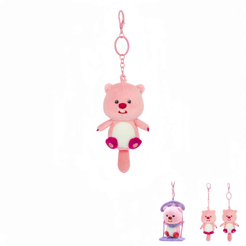 Zanmang Loopy Plush Toy Pendant Beaver Soft Stuffed Cute Plushie Doll ...
