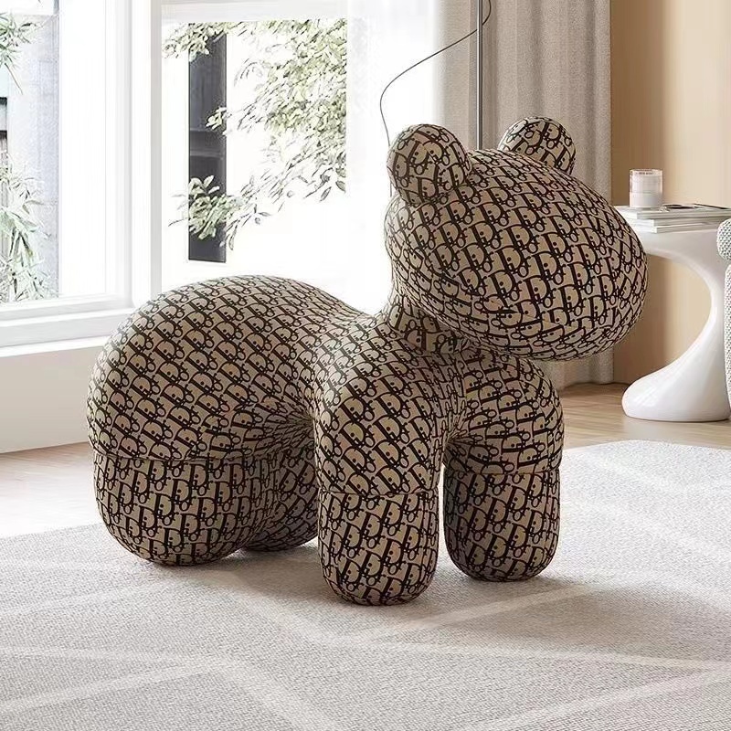 Pony Chair Living Room Floor Home Decoration Creative Baby Seat Cartoon ...