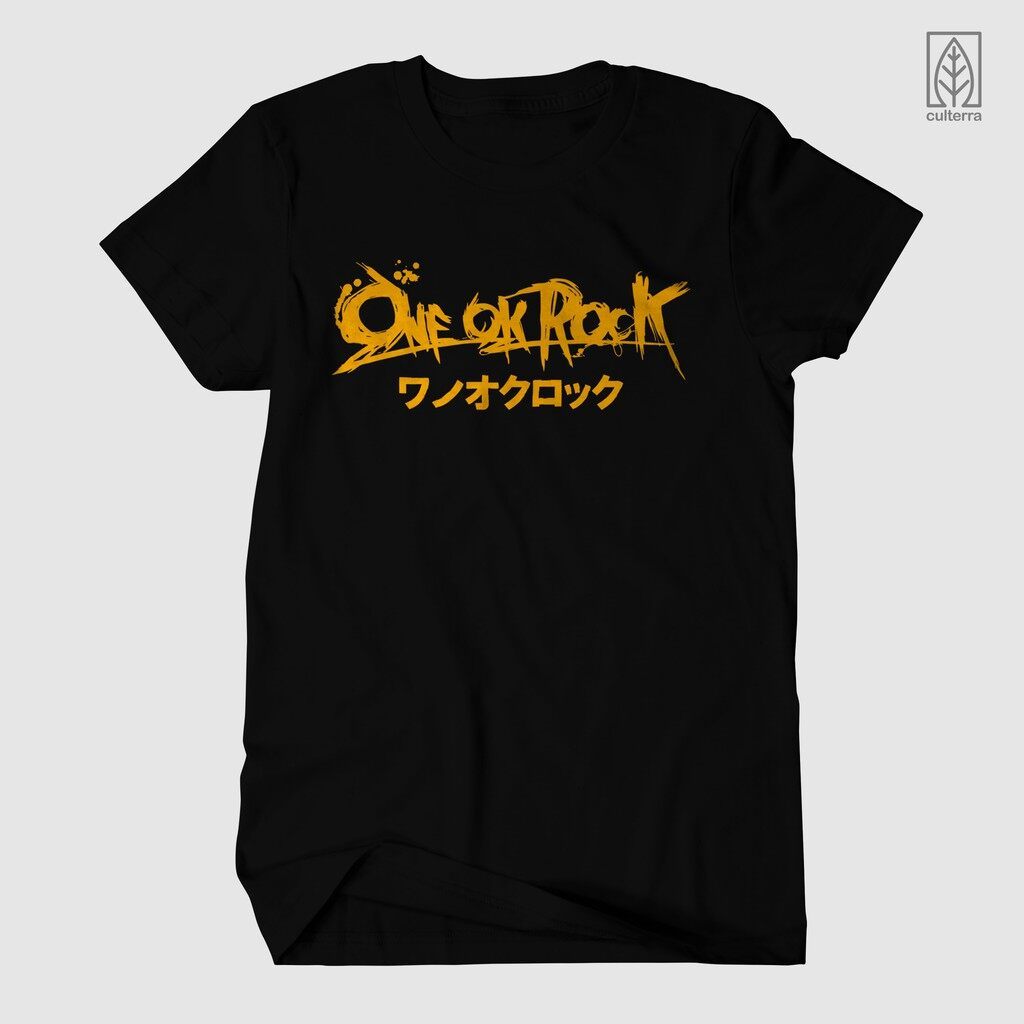 KAOS BAND ONE OK ROCK TSHIRT_ BAJU ONE OK ROCK YELLOW _ BAJU MUSIK ROCK ...