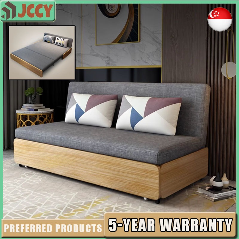 JCCY Sofa Bed Living Room Foldable Day-bed Multifunctional Sofa Bed ...