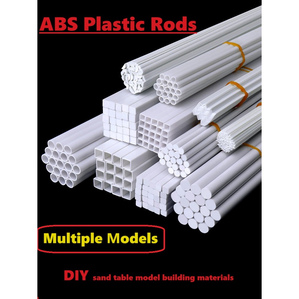 ABS Plastic Round Rods For Home House Sand Table Model Building Stick ...