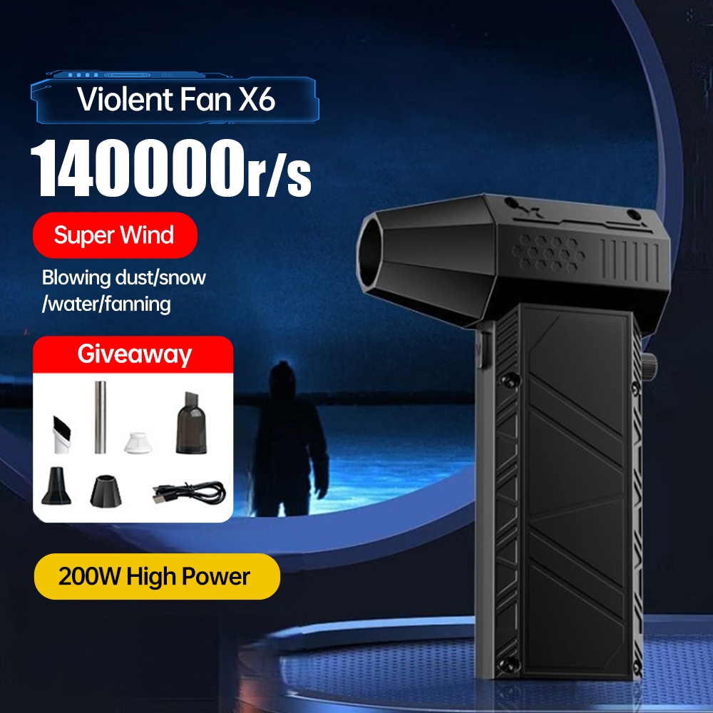 Portable Handheld Turbo Fan Adjustable Wind Speed Handheld Turbo ...