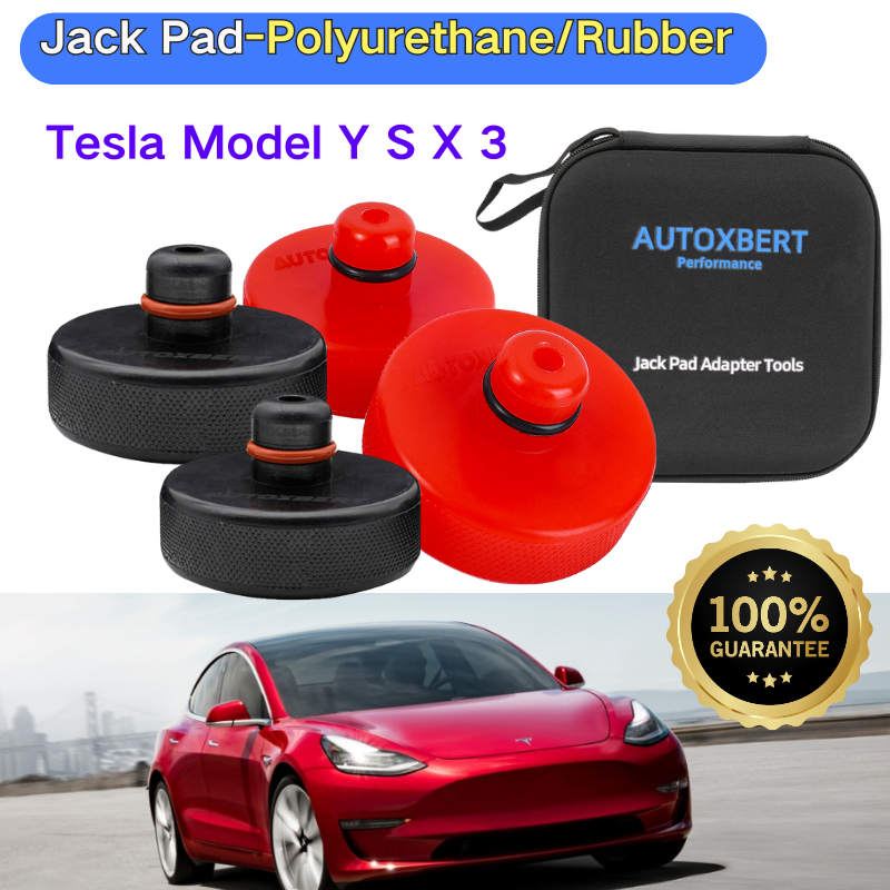 4 Pcs Car Jack Rubber Pad Tesla Model 3/S/X/Y Chassis Protect Lifting ...