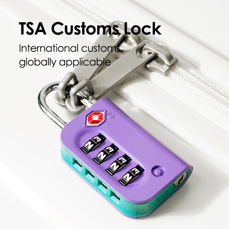 Customs Password Lock, 3 Or 4 Digit TSA Padlock Anti-theft Coded ...