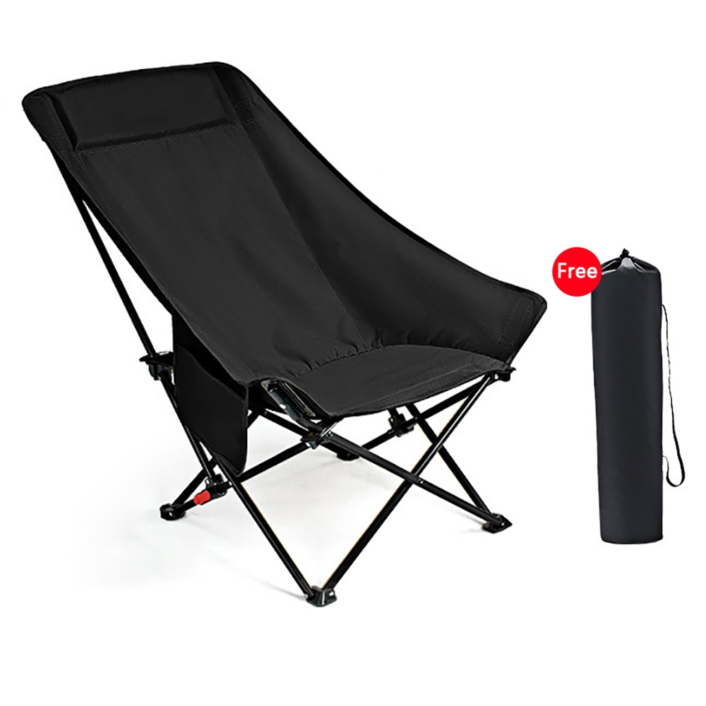 Outdoor Camping Chair Foldable Moon Chair for Fishing Picnic Hiking ...