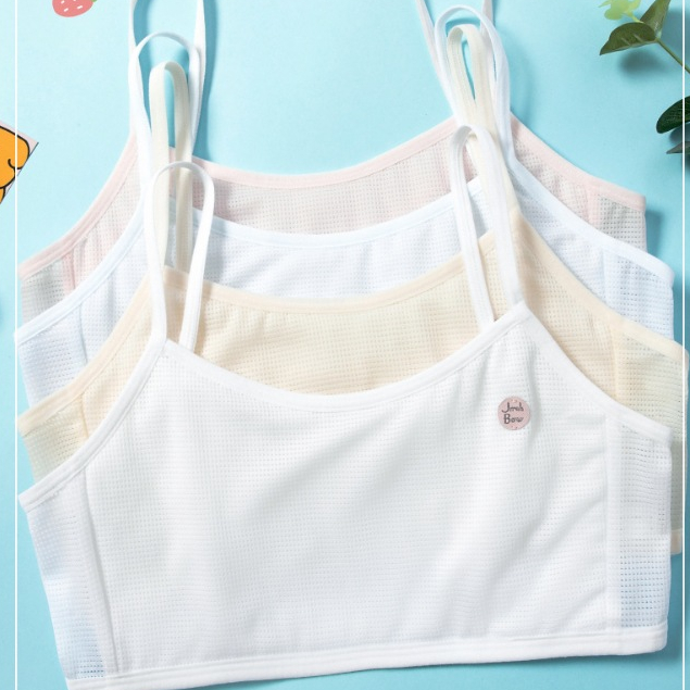 girl lingerie development kids bra junior cotton wide shoulder vest ...