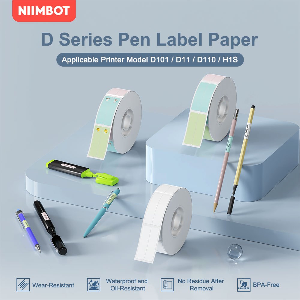 NIMBOT D11/D110/D101 New Pen Lable Stickers,Used for Pencil ...