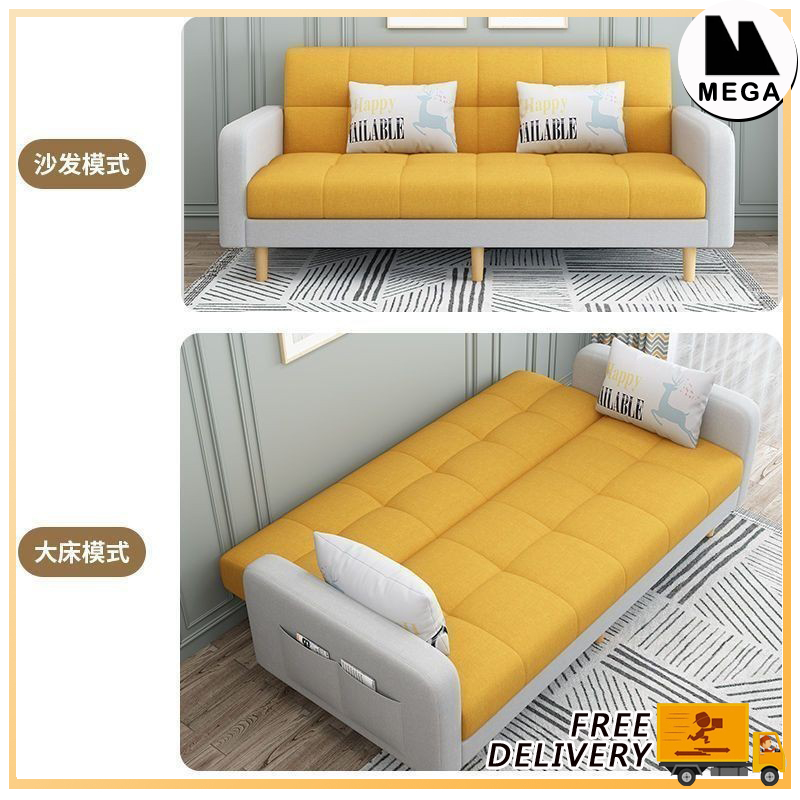 🇸🇬⚡HDB Foldable Sofa Bed 2 Seater 3 Seater 4 Seater Couch Multi ...