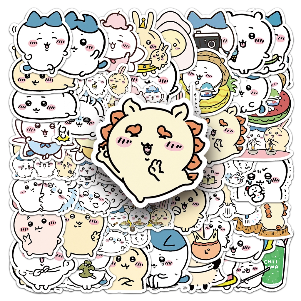 Super Cute 51 Piece Funny Chiikawa Stickers Waterproof DIY For Phones ...