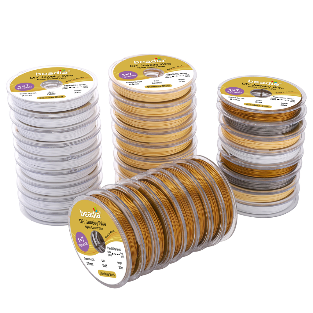 【NCC】Korean-made 304 Stainless Steel Color-retaining Gold Wire Cord ...