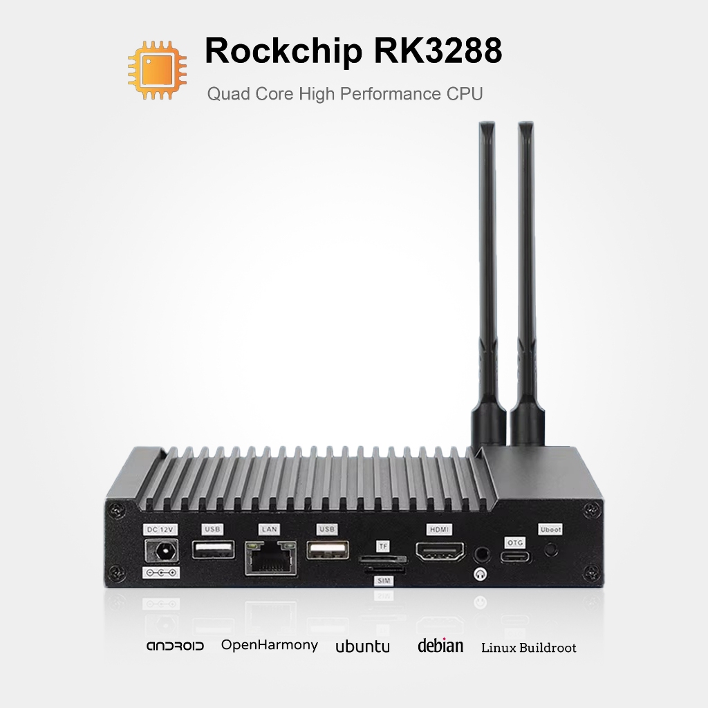 Android Mini Pc Mini Arm Cpmputer Rockchip RK3288 CPU 2G/4G RAM 16G-128G ROM Embedded Computer ...